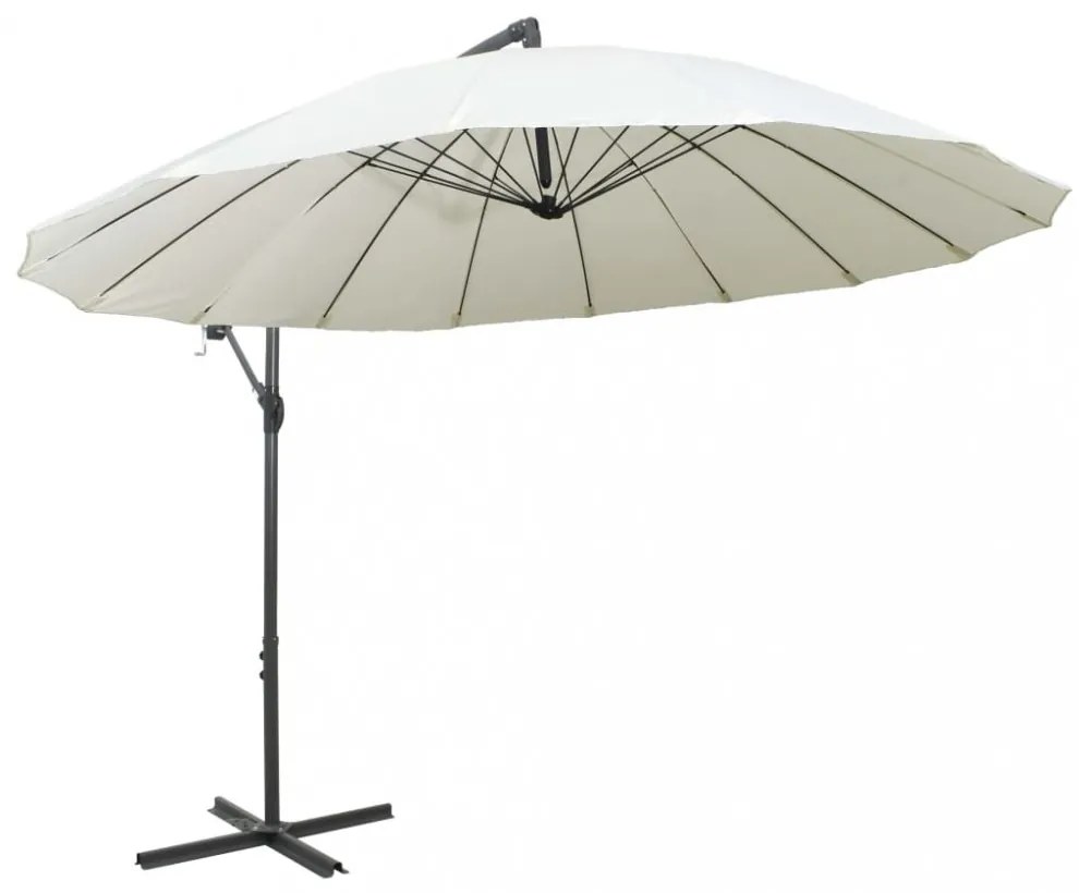 Závěsný slunečník Ø 300 cm hliníková tyč Dekorhome