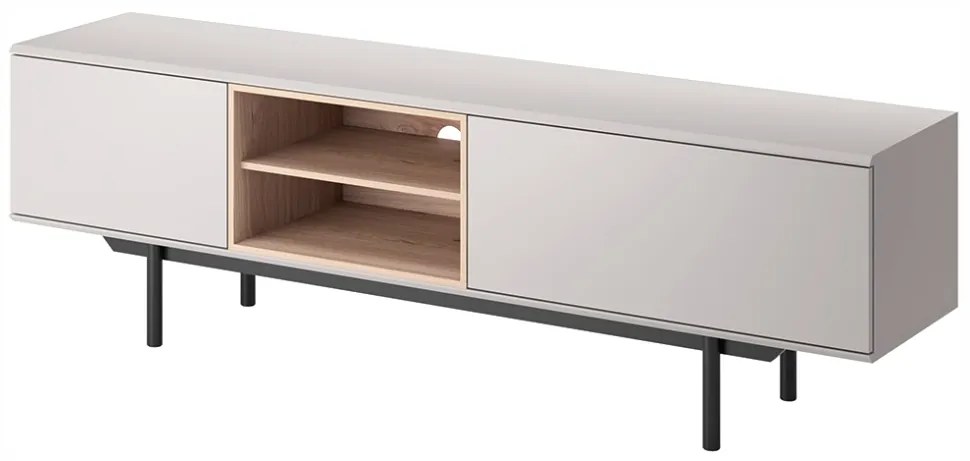 MAXIVA Skříňka pod TV - INOX IRTV175, šedá/jackson hickory