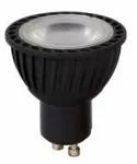 LUCIDE Bulb LED GU10/5W Dimm 320LM 3000K Black, žárovka, zářivka