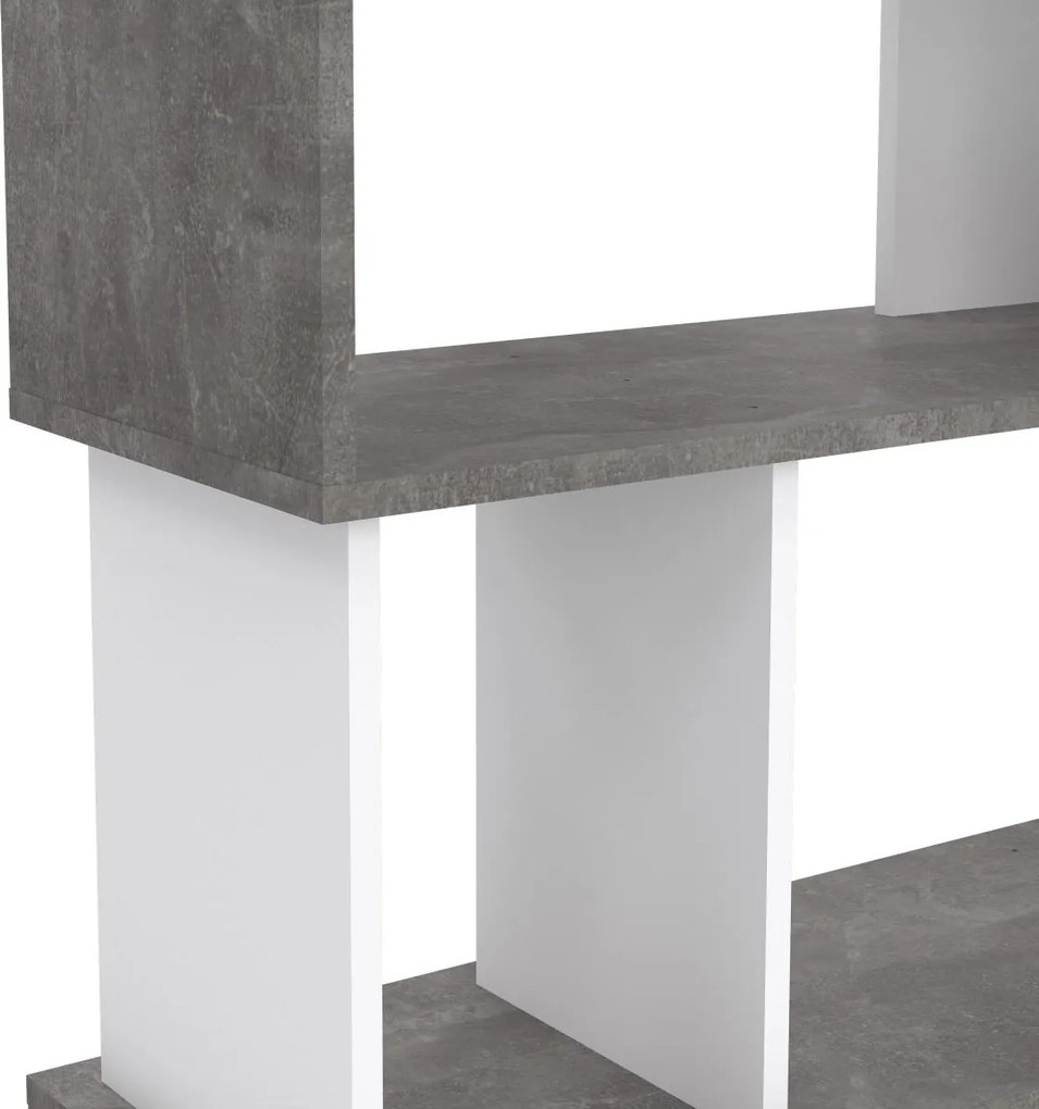 FALCO Regál Penta 735 beton/bílá