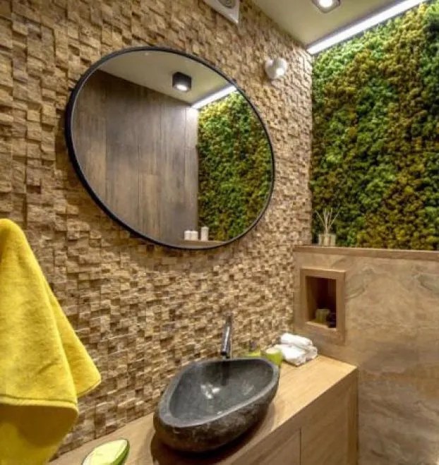 Indera The Lavabo Cut 55383 Umyvadlo z přírodního říčního kamene