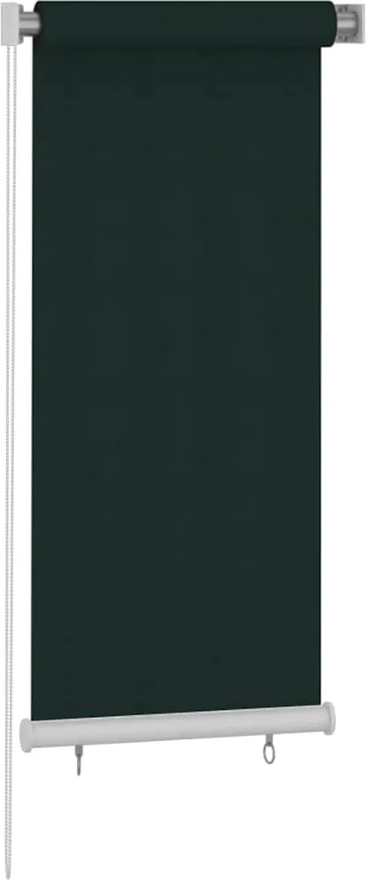 Venkovní roleta 65 (Š) x 140 (V) cm tmavě zelená HDPE 312809