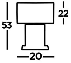 Searchlight EU54210SB Stylová stolní lampa CLARENDON GOLD