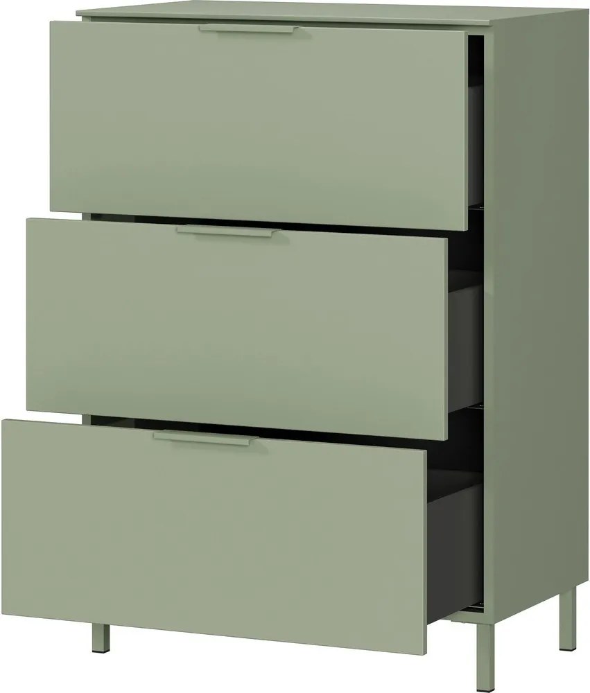Zelená matná skříňka 68x98x40 cm Savoca – Germania