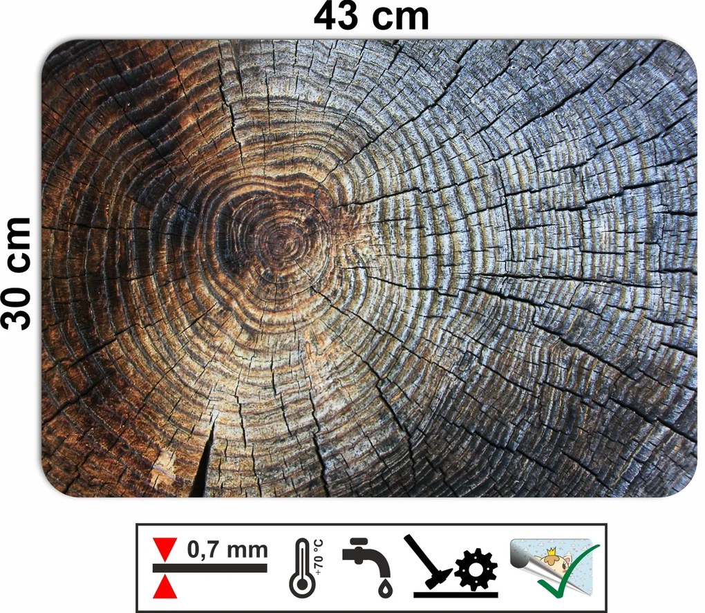 PokojovaDekorace.cz, Prostírání - 089, Imitace dřeva, 43x30cm