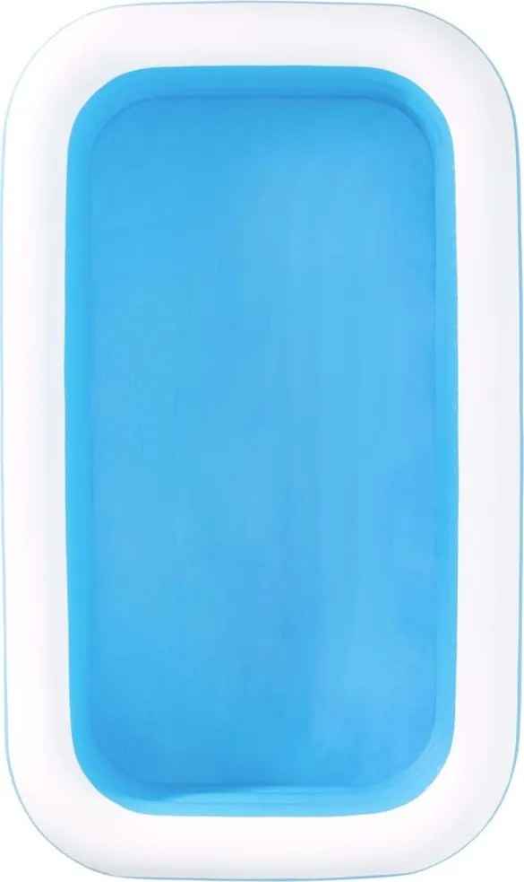Bestway Rodinný obdélníkový nafukovací bazén 262x175x51cm modrý a bílý [3202495]