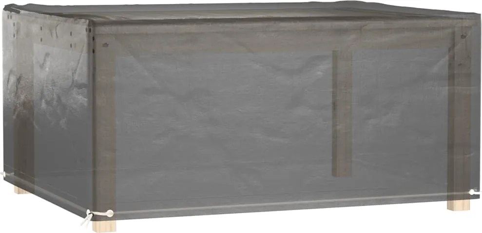 Plachty na zahradní nábytek 2 ks s 8 očky 160x120x75cm obdélník 3155345