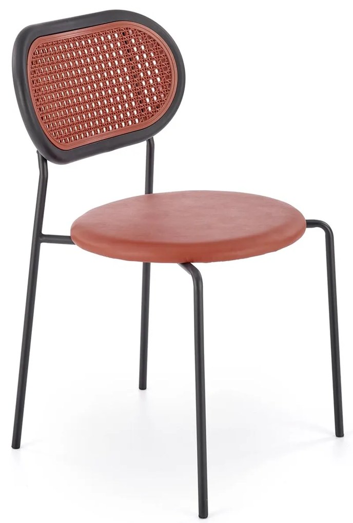 HALMAR K524 židle tmavě červená