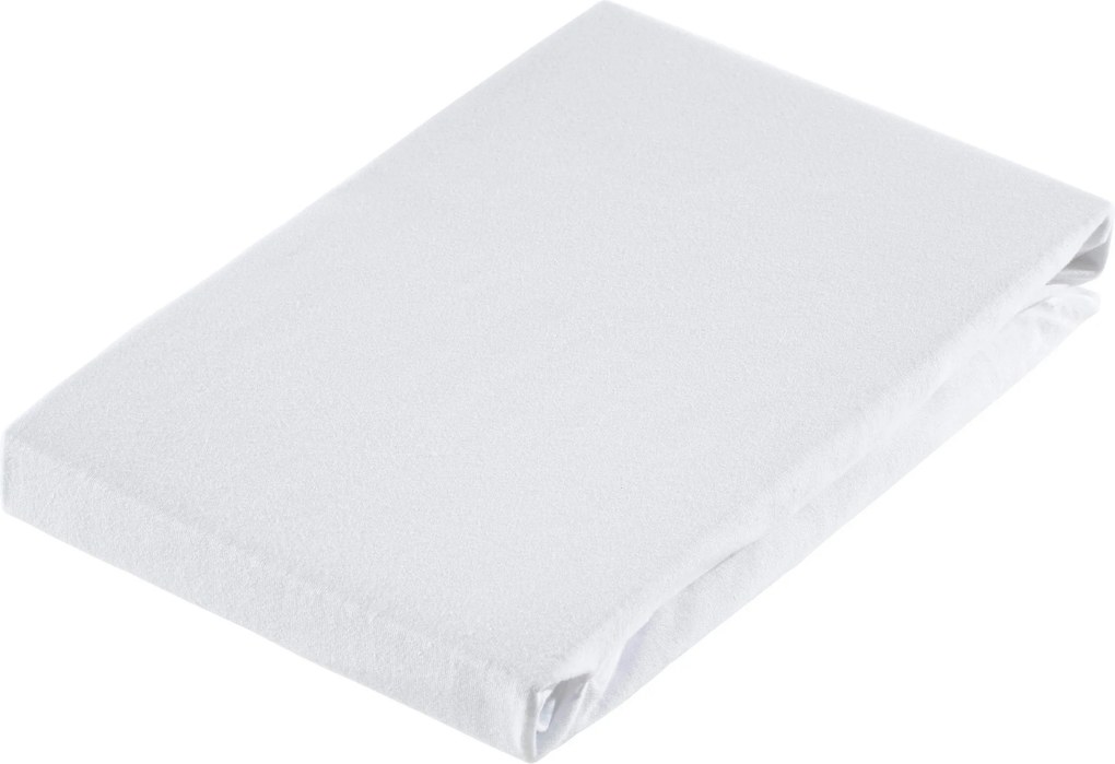 XXXLutz ELASTICKÉ PROSTĚRADLO, žerzej, bílá, 100/220 cm Dieter Knoll - Prostěradla - 004996001501