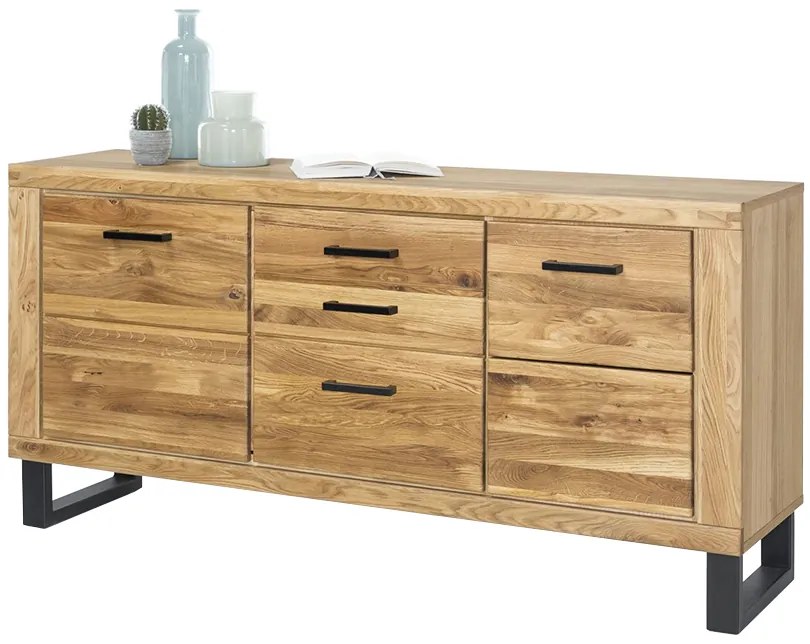 Massivo.cz Komoda Cromo 3s/2d — dub, 158,5 × 82 × 40 cm