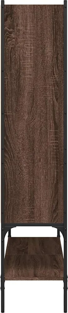 Knihovna hnědý dub 102 x 30 x 141,5 cm kompozitní dřevo 3214333