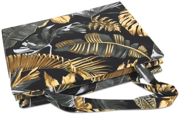 Bellatex Polstr na plážové lehátko 55x195 cm, potah na zip, monstera
