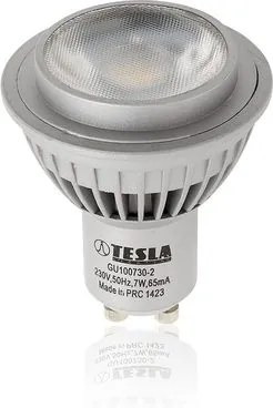TESLA LED žárovka GU10 7W / 450lm / 3000K / 36° / Teplá bílá (GU100730-2)