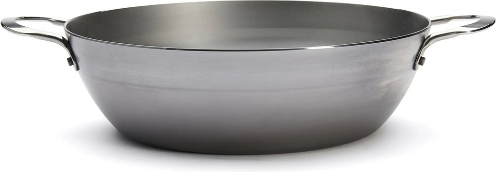 Ocelová hluboká servírovací pánev de Buyer MINERAL B P.24cm 5,5l