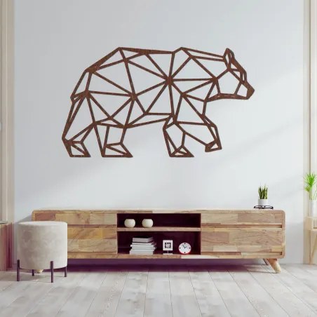 Moderní geometrická dekorace na zeď medvěd I SENTOP PR0240