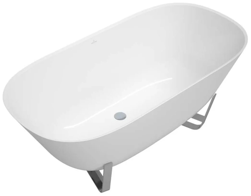 Villeroy & Boch Antheus - Volně stojící vana 155x75 cm, alpská bílá UBQ155ANH7F400V-01