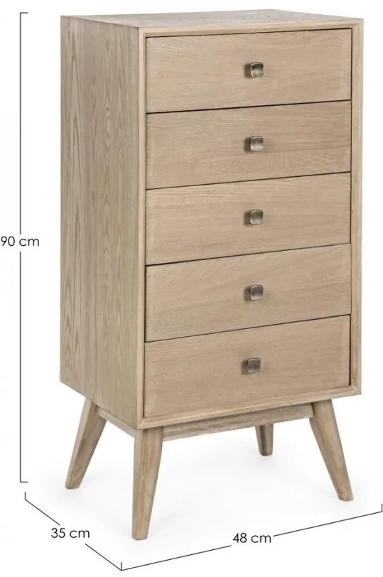 BIZZOTTO komoda se zásuvkami ALANNIS 98x48 cm 0745834