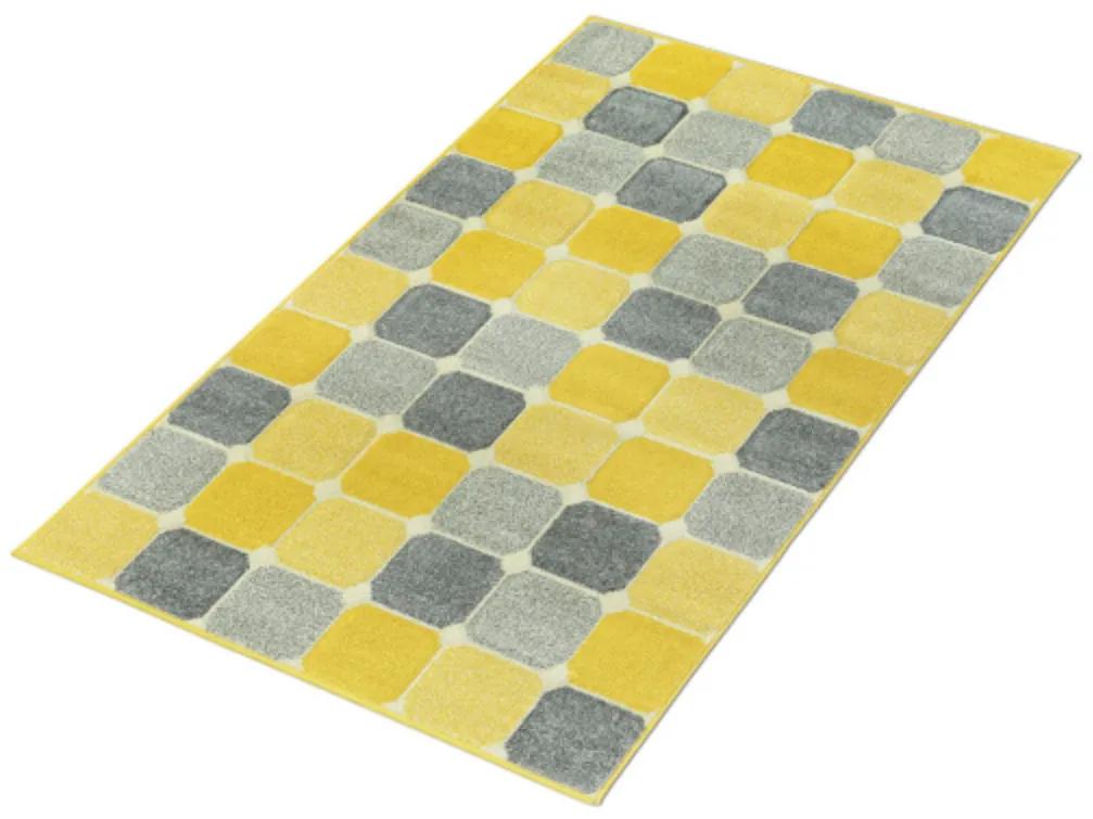 ORIENTAL WEAVERS Kusový koberec PORTLAND 172/RT4J BARVA: Žlutá, ROZMĚR: 120x170 cm
