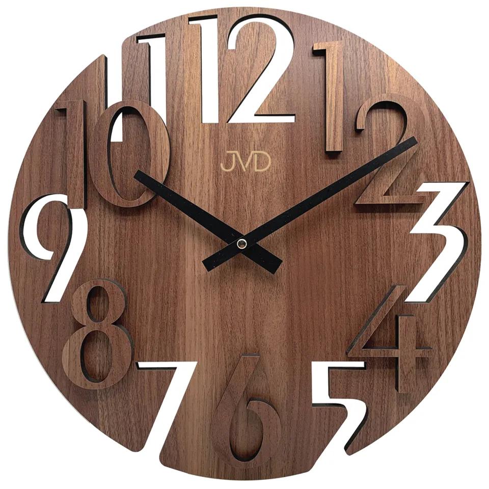 JVD Dřevěné designové hodiny JVD HT113.3