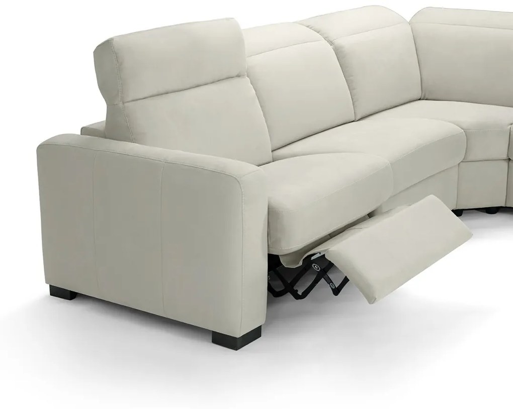 Pregio Italia sofa&relax Rohový gauč ZAK Provedení: 2 + R + 2, Vzorník látek: tekno fibra 34 black