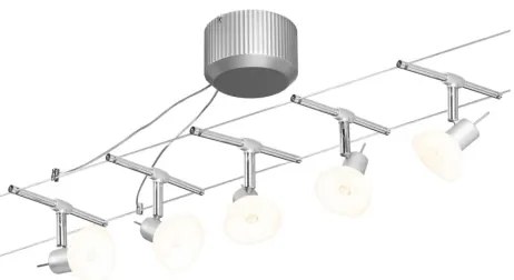 Paulmann 94136 - SADA 5xGU5,3/10W Bodové svítidlo SHEELA 230V lesklý chrom