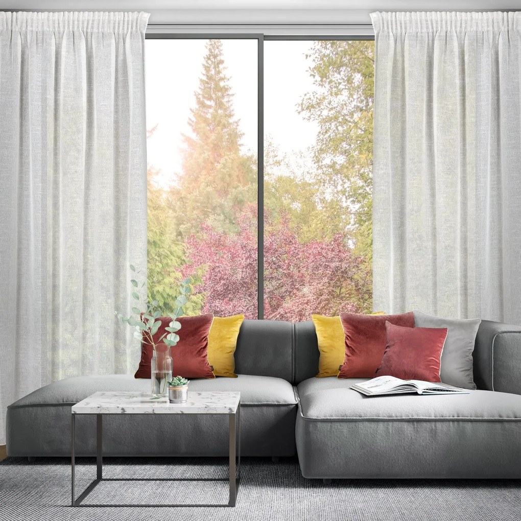 ZÁVĚS NA PÁSCE KATRIN 140X270 CM PŘÍRODNÍ