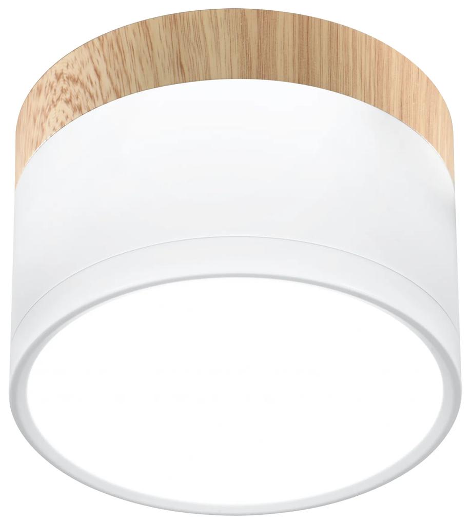CLX Stropní LED osvětlení ve skandinávském stylu HELLA, 9W, denní bílá, 9cm, kulaté 2273648