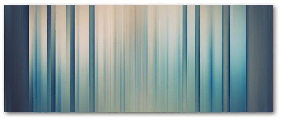 Wallmuralia Moderní akrylový fotoobraz Modré pásky 125x50 cm