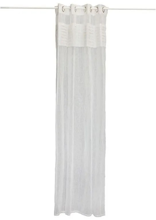 Lněná záclona LINEA krémová 140 x 250 cm