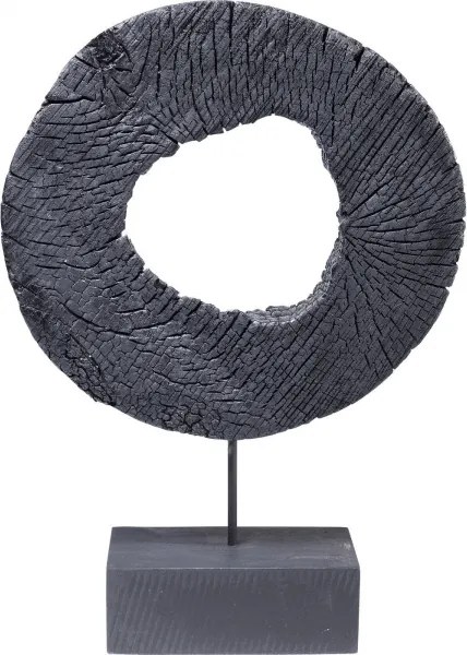 Dekorativní předmět Ring Of Fire Black 43 cm