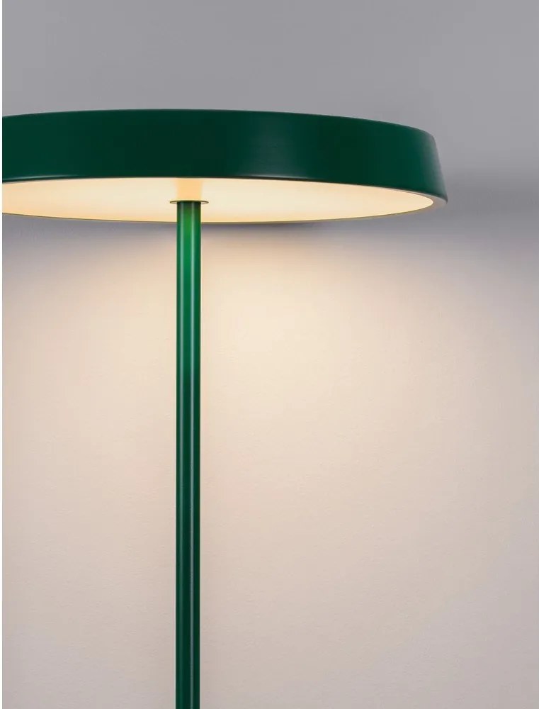 Zelená kovová LED stojací lampa (výška 136 cm) Vetro – Nova Luce