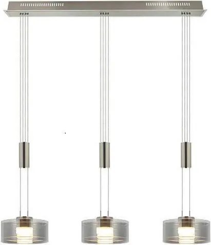 XXXLutz ZÁVĚSNÉ LED SVÍTIDLO, 95/20/100-160 cm - Závěsná LED svítidla - 003151102401