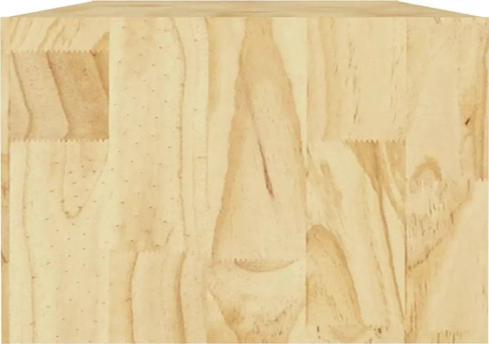 vidaXL Konferenční stolek 110 x 50 x 34 cm masivní borové dřevo [809912] Barva: Černá