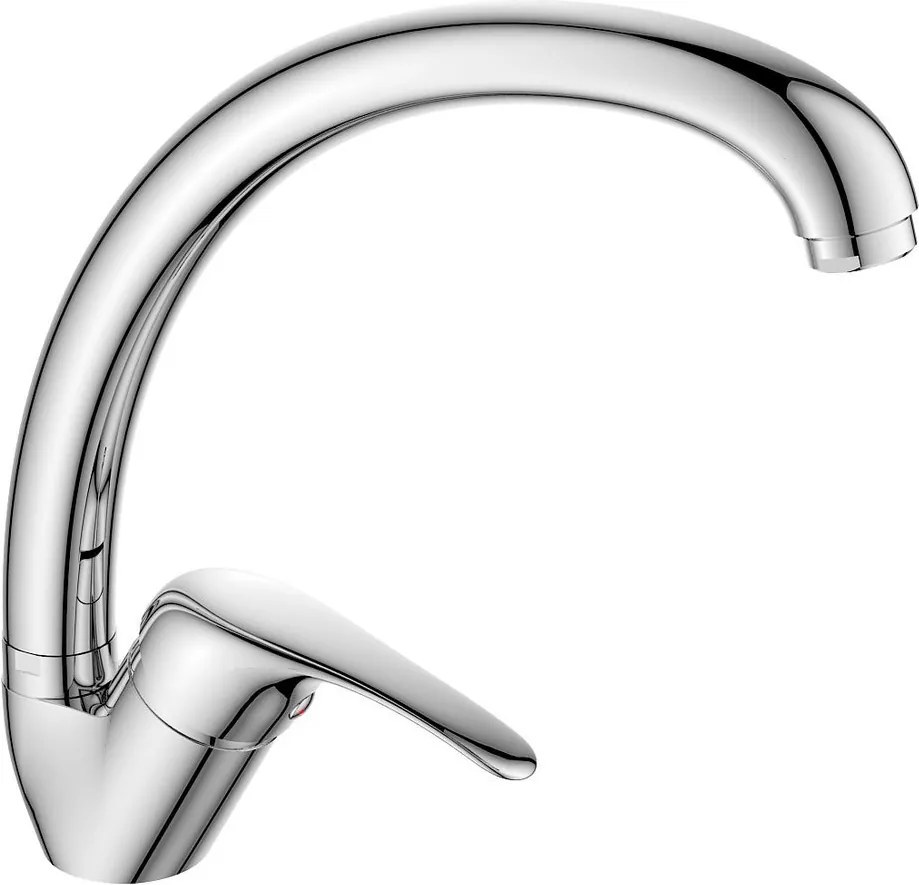 Aqualine Aqualine, KASIOPEA 35 stojánková dřezová baterie, vysoké ramínko, chrom, 1107-65