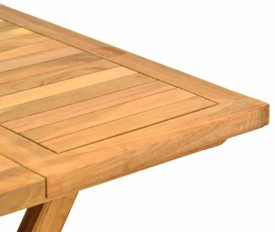 Divero 34944 Zahradní dřevěný skládací stolek  výška 50 cm
