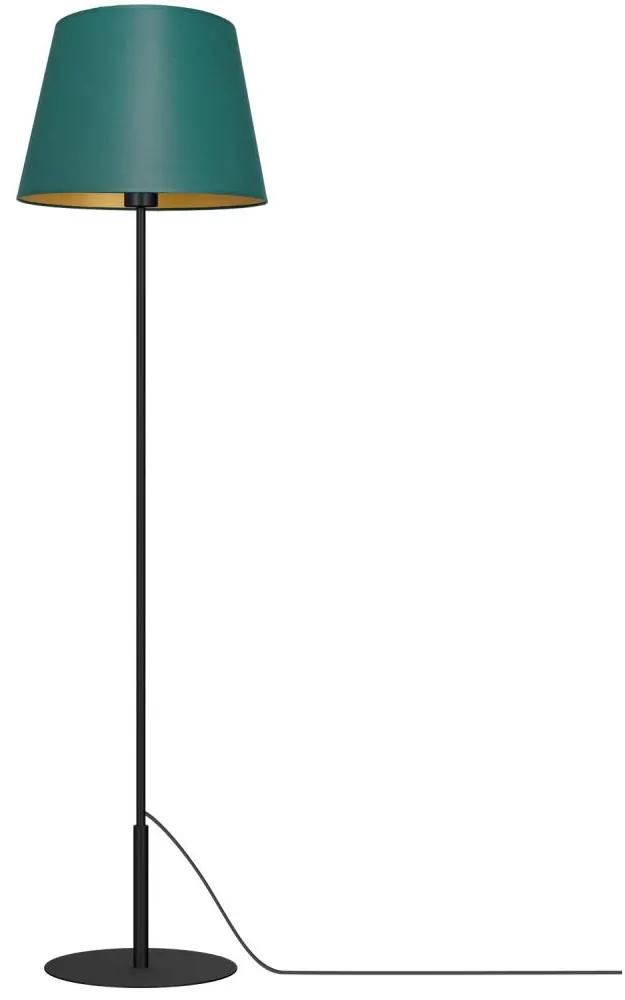 Luminex | Stojací lampa ARDEN 1xE27/60W/230V zelená/zlatá | LU3561