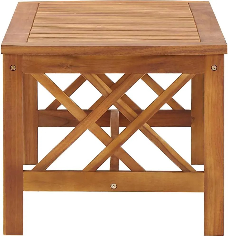 Konferenční stolek 102 x 50 x 43 cm masivní akáciové dřevo 310265