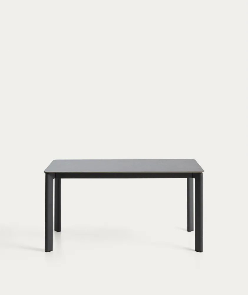 Zahradní jídelní stůl s deskou z kamene 80x140 cm Anafi – Kave Home