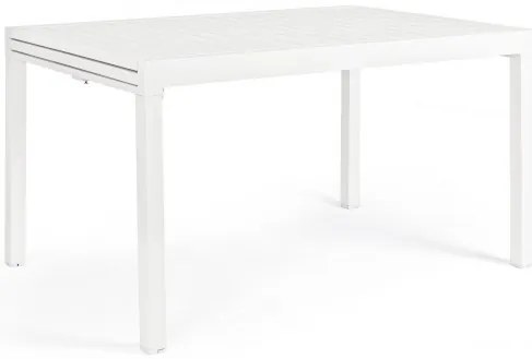 BIZZOTTO Rozkládací zahradní stůl PELAGIUS 135x90 cm bílý