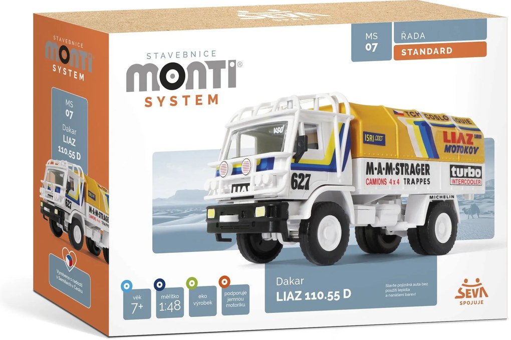 Plastikový model monti system ms 07 – dakar