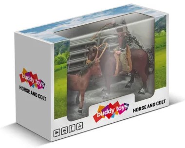 BGA 1013 Kovboj a hříbě BUDDY TOYS