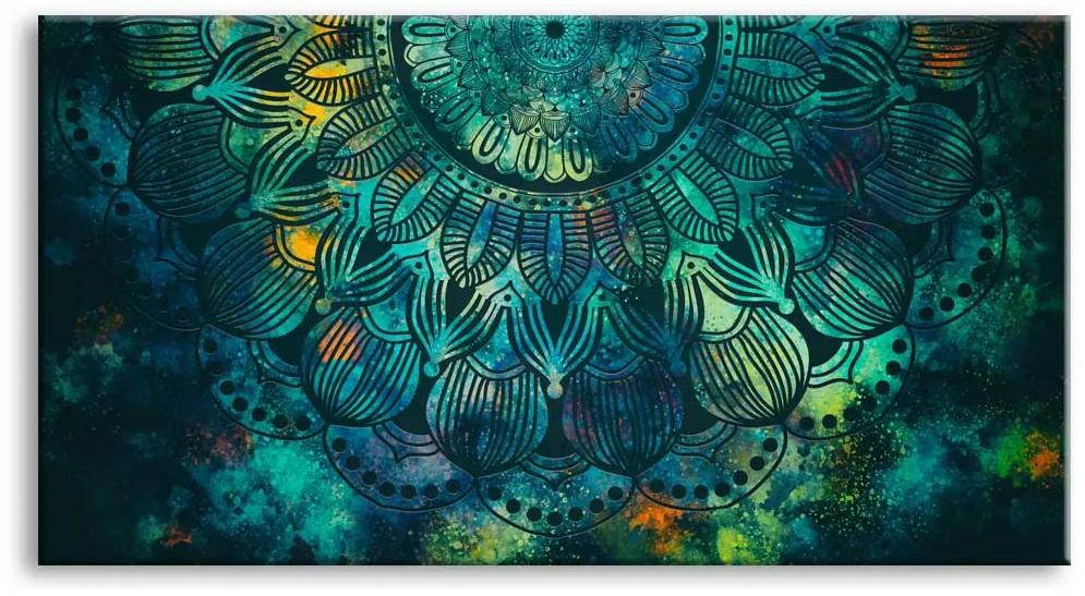 Malvis ® Mandala tyrkysové dění Velikost: 150x80 cm