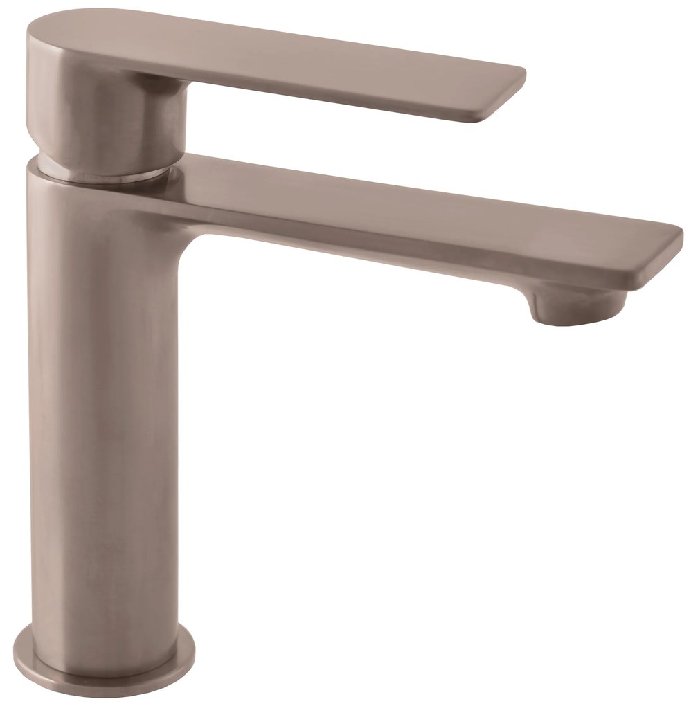 Slezák - RAV Umyvadlová baterie bez výpusti NIL - NL126.xMGK, Metal Grey kartáčovaná Připojovací hadičky - závit: 3/8"