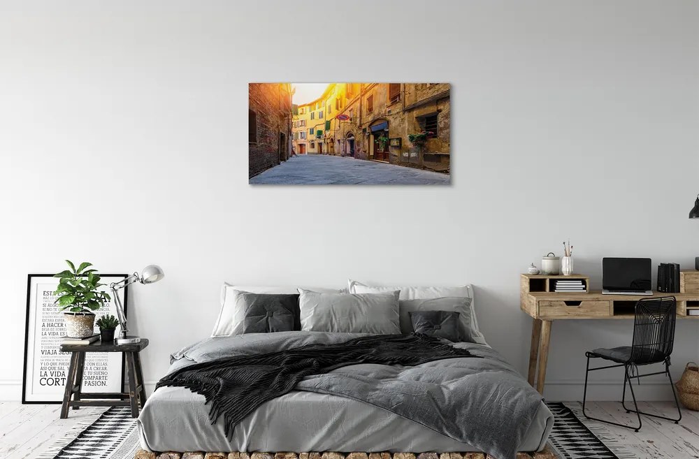 Obrazy na plátně Italy Street budovy 120x60 cm