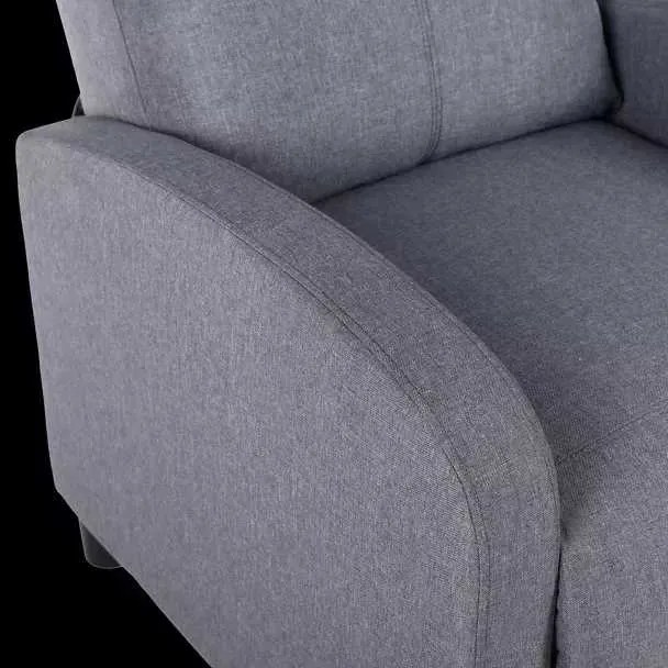 LuxuryForm DESIGN Televizní křeslo RUFO s polohováním - šedé