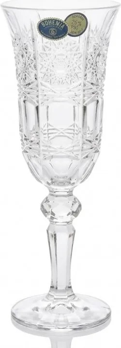 BOHEMIA LOREY SKLENICE NA ŠAMPANSKÉ 150ML SADA 6KS