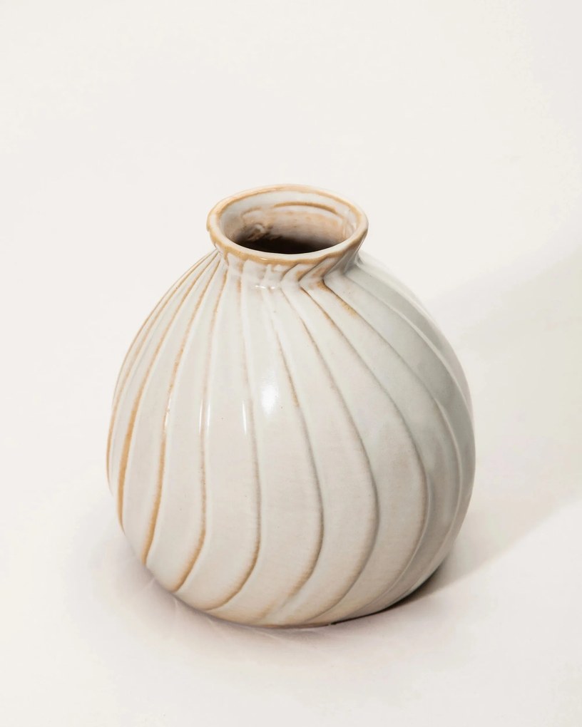 Vase Sand Ripple 10x10x11 cm