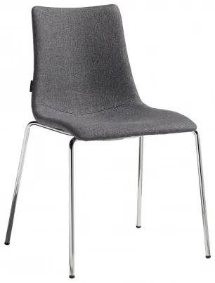 Scab Jídelní židle ZEBRA POP Barva podnože antracitová podnož (RAL 7016) HODNOTY čalounění Scab Fabric M1 05 - hnědá látka 2640