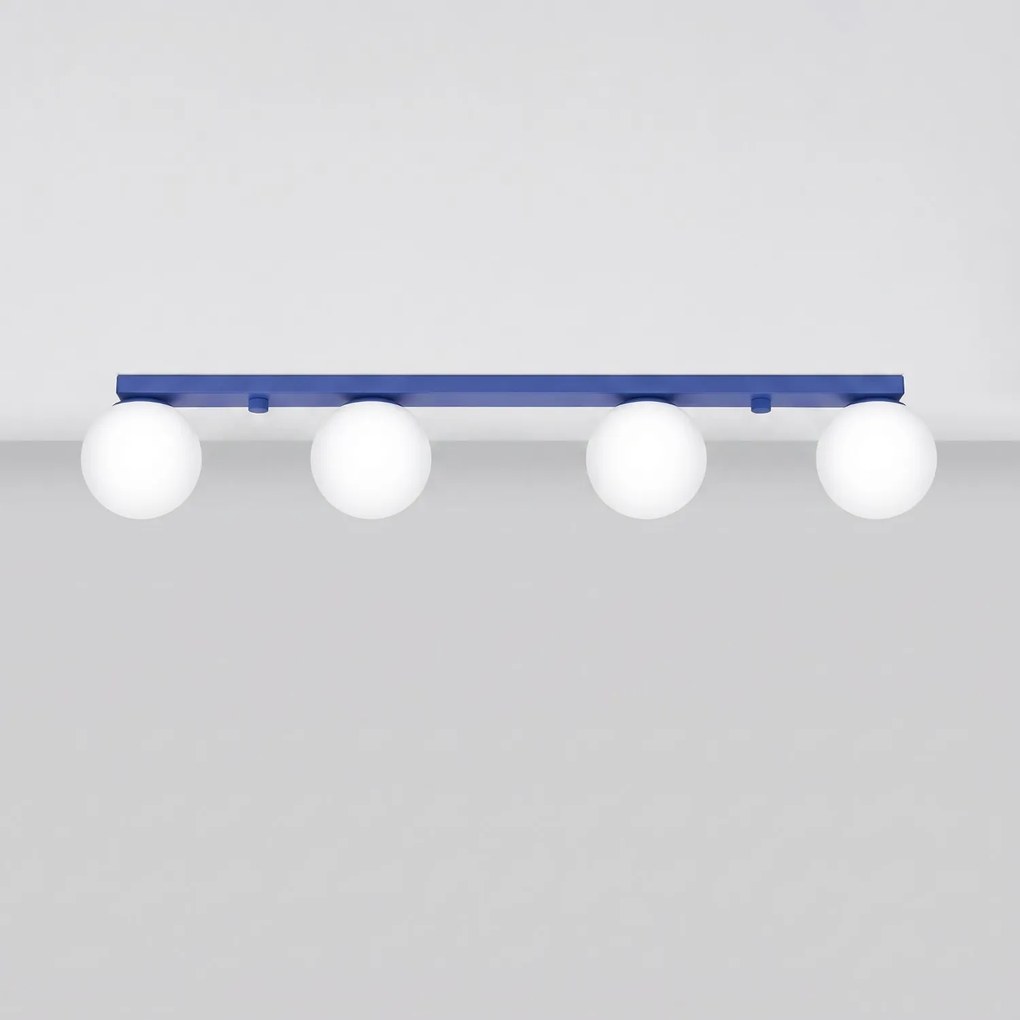 Sollux Lighting Stropní svítidlo YOLI 4 ultramarín