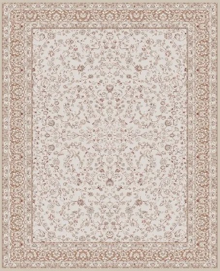 BE Koberec Jasmin 9870 CREAM - krémový obdélníkový Rozměr: 80x150 cm